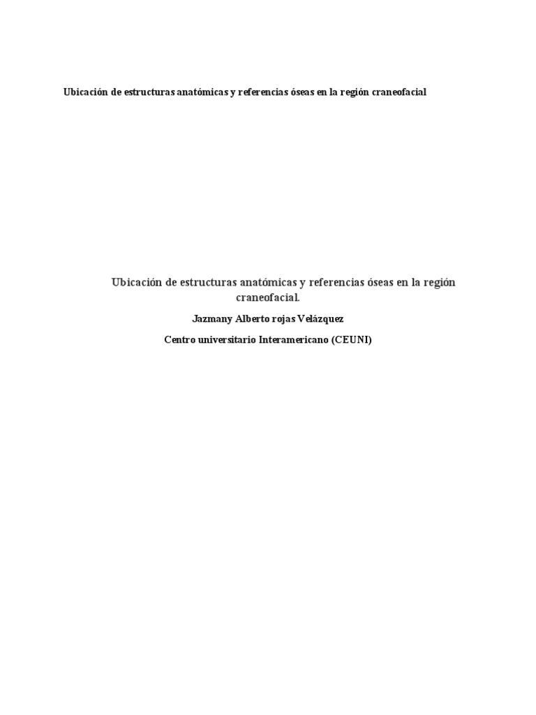 Estructuras Oseas Pdf Anatomía Sistema Musculoesquelético