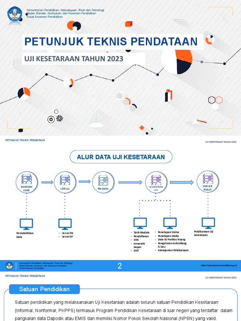 Juknis Pendataan Uji Kesetaraan 2023 Ok PDF | PDF