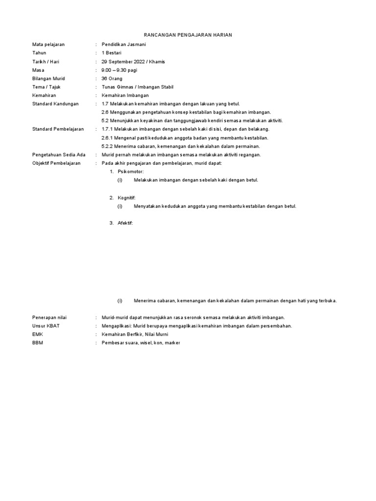 14 RPH 29 September | PDF