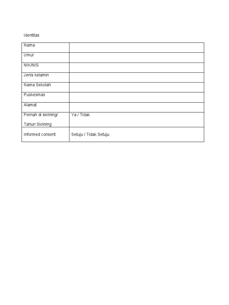 SDQ 11 - 18 Kuesioner Form | PDF