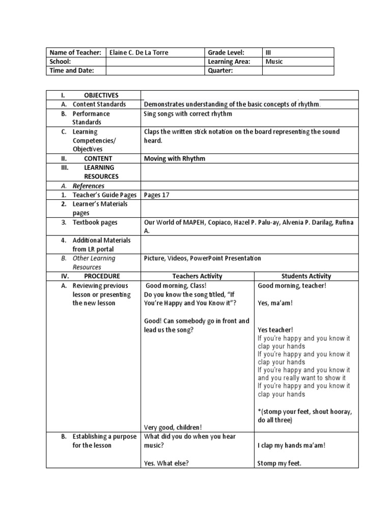 DLP Music | PDF | Rhythm | Learning