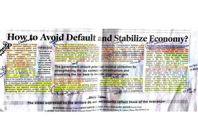 Economic Stability | PDF