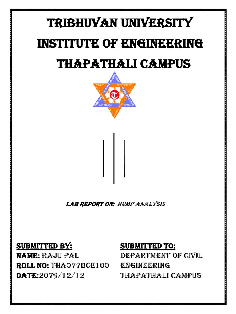 Hump Analysis PDF | PDF | Hydrology | Civil Engineering