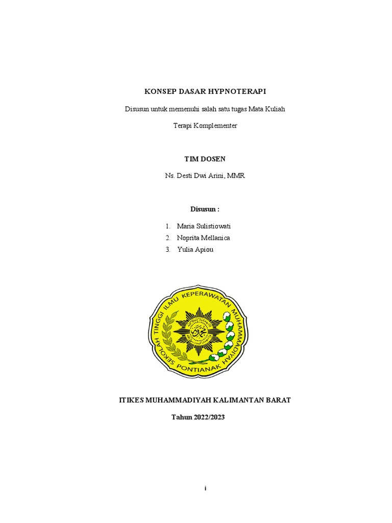 Konsep Dasar Hypnoterapi | PDF | Sains & Matematika