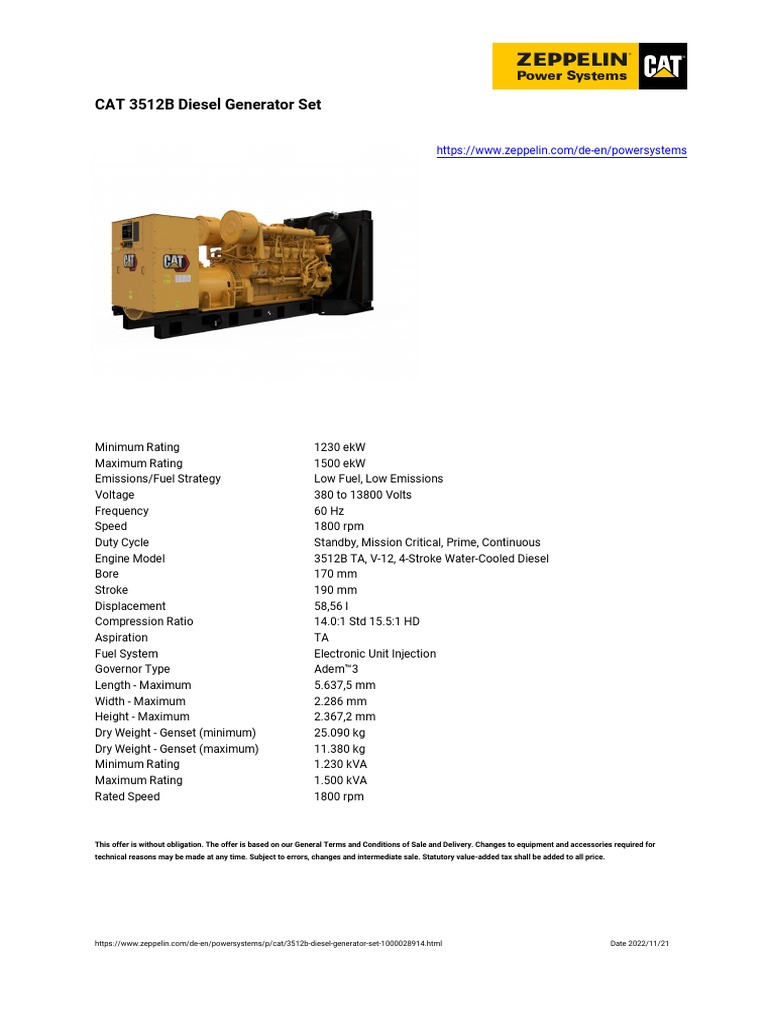 3512b Diesel Generator Set 1000028914.html | PDF | Diesel Engine ...