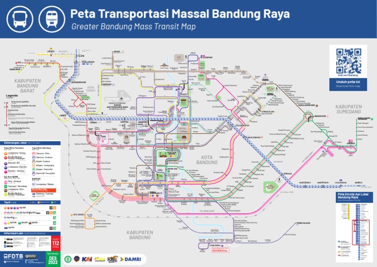 Peta Transportasi Massal Bandung Raya.pdf | PDF