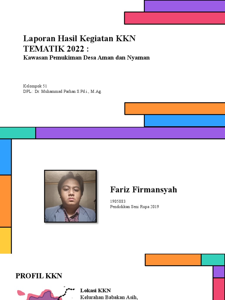 Laporan Kegiatan KKN TEMATIK 2022 | PDF