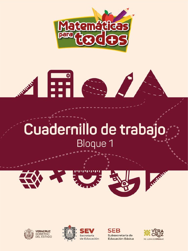 Cuadernillo Bloque 1 Secundaria PDF | PDF | Notación Matemática | Álgebra