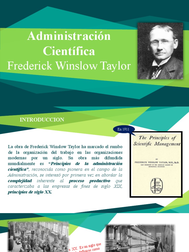 Teoria Cientifica de Taylor | PDF | Economias