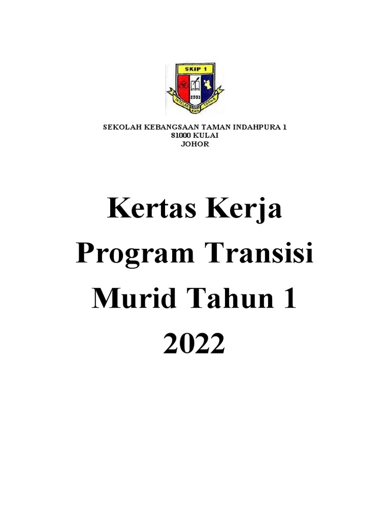 Kertas Kerja Transisi 2022 | PDF