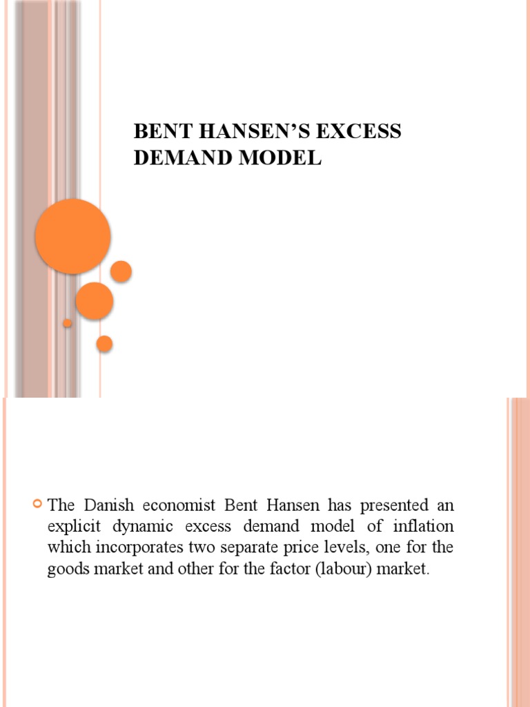 Bent Hansen's Excess Demand Model | PDF | Demand | Labour Economics