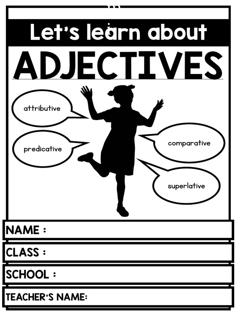 Lets Learn About Adjectives | PDF | Adjective | Linguistics