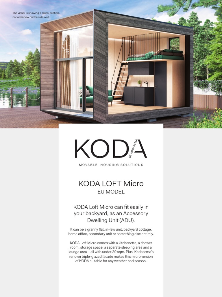 KODA Loft Micro: Compact ADU Solution | PDF | Wall | Architectural Design