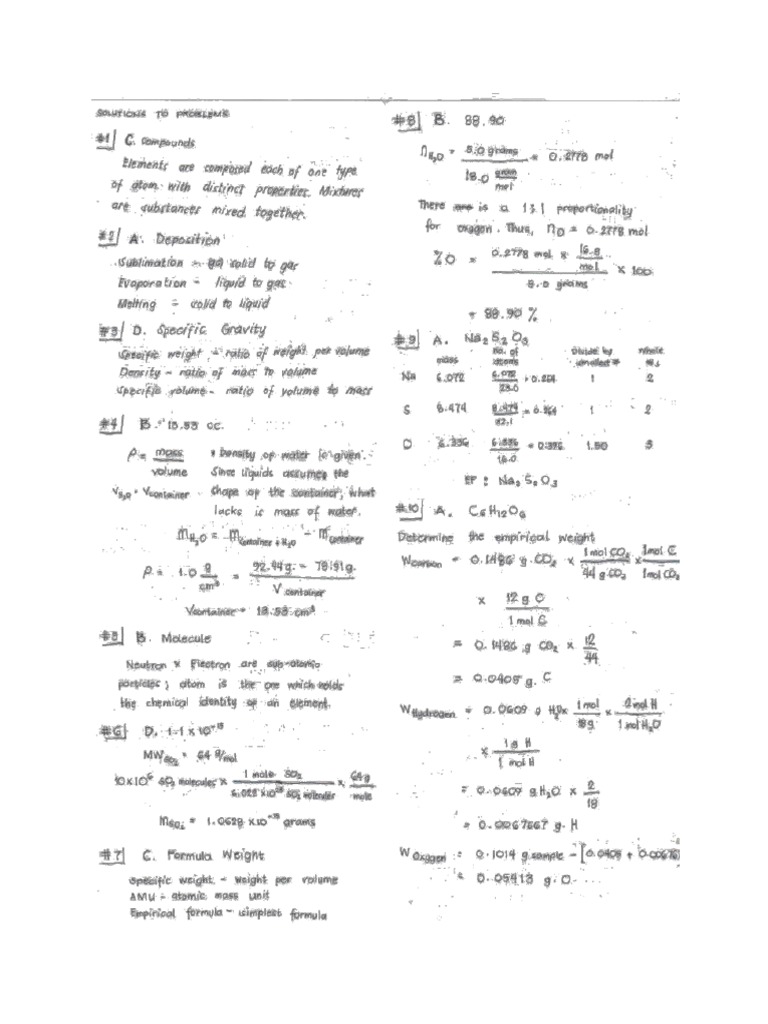 Chem-Envi 3 Solved Problems in Chem - Che - Solutions 2012 | PDF