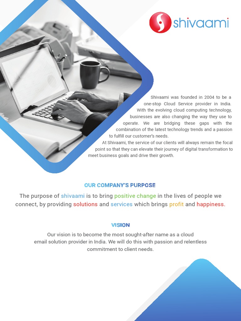 Company-Profile - Shivaami & Google | PDF | Cloud Computing ...