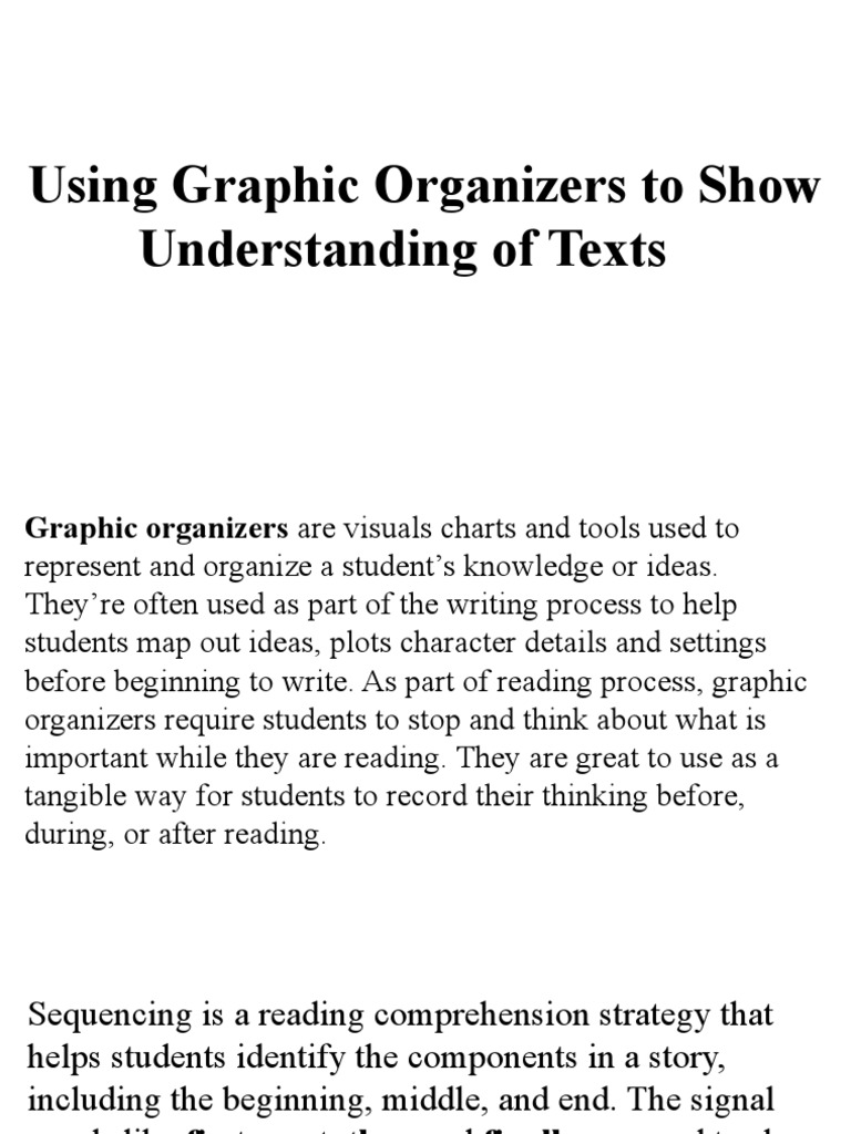 Sequencing Events with Graphic Organizers | PDF | Career & Growth