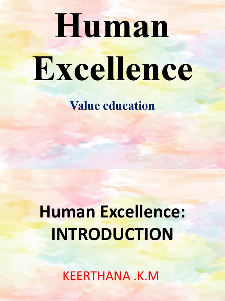 Human Excellence | PDF