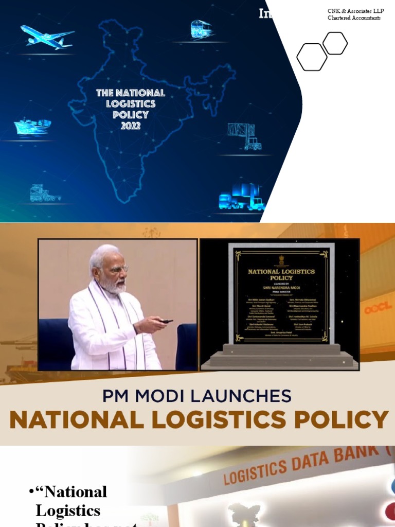 National Logistics Policy Overview 2022 | PDF | Rail Transport | Transport
