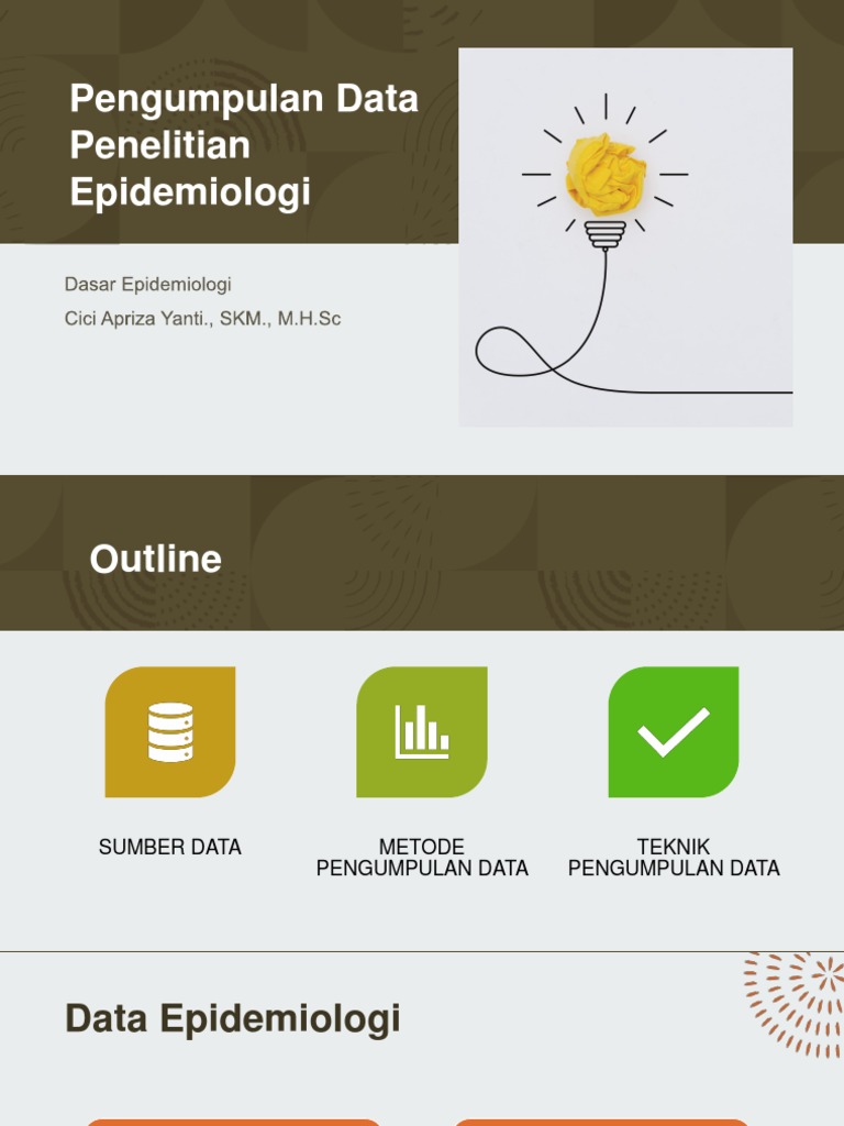 Pengumpulan Data Penelitian Epidemiologi PDF | PDF | Sains & Matematika