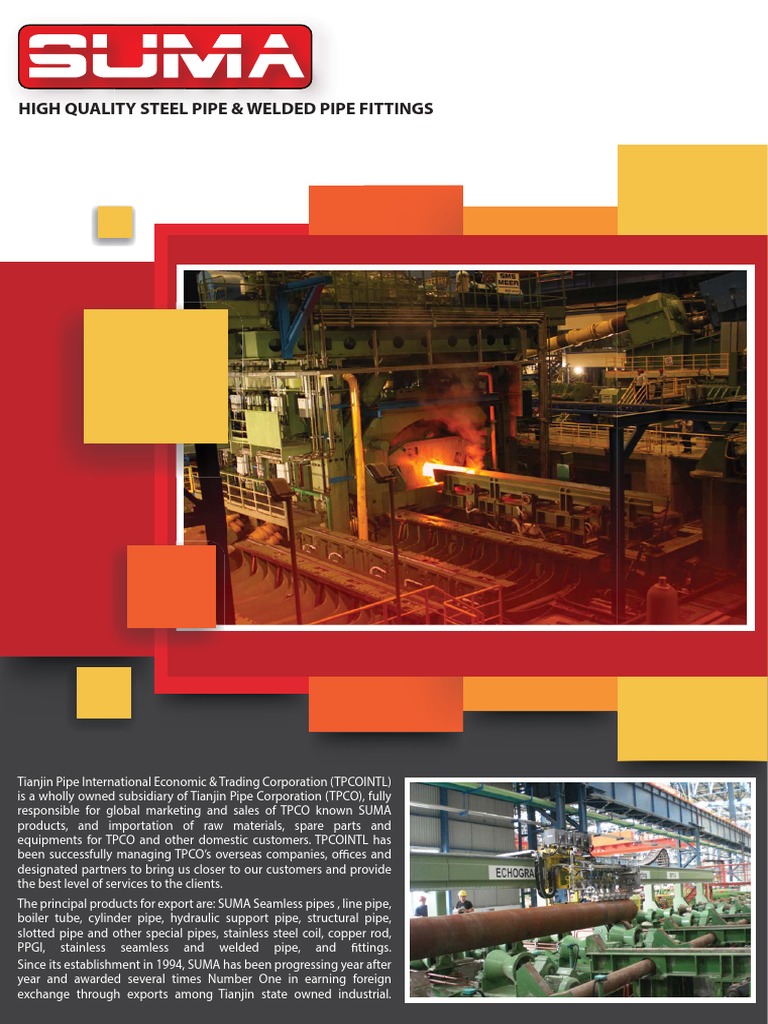 SUMA Pipe Fittings and Specifications | PDF | Pipe (Fluid Conveyance ...