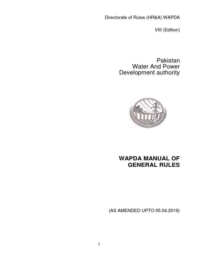 Wapda e D Rules 2019 | PDF | Government Of Pakistan | Appeal