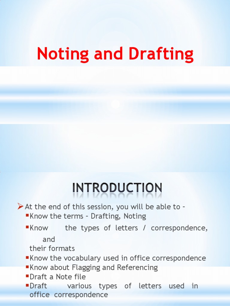 Noting and Drafting | PDF | Paragraph | Cognitive Science
