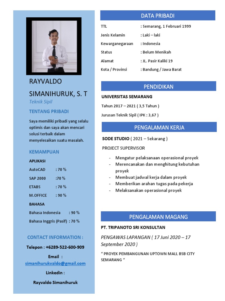 Lamaran Kerja Engineer | PDF | Karier & Perkembangan