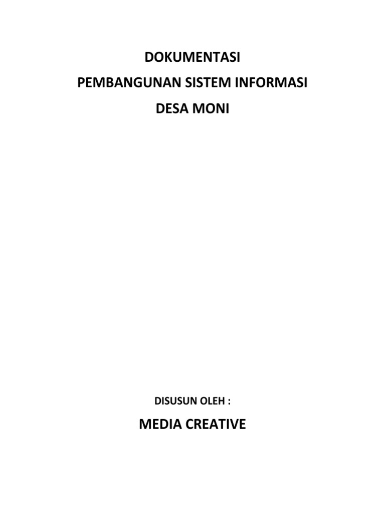 DOKUMENTASI Desa Moni | PDF