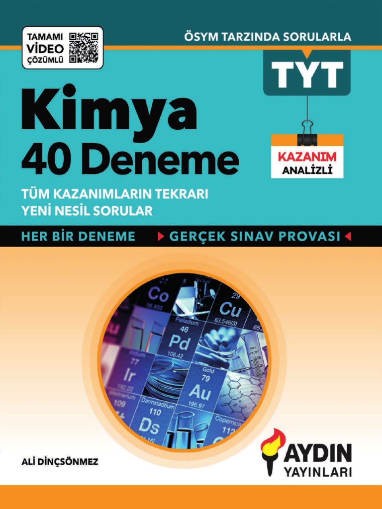 TYT KİMYA Deneme Aydın 40 Deneme | PDF