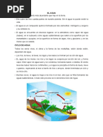 Guía Ciclo Del Agua 2° Basico | PDF