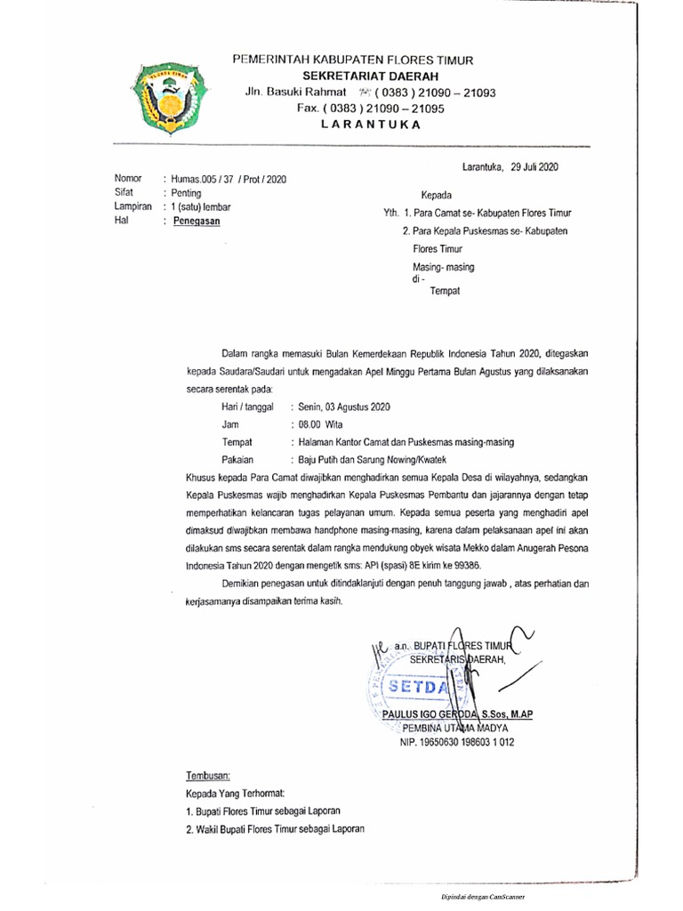 Surat Apel 2.pdf | PDF