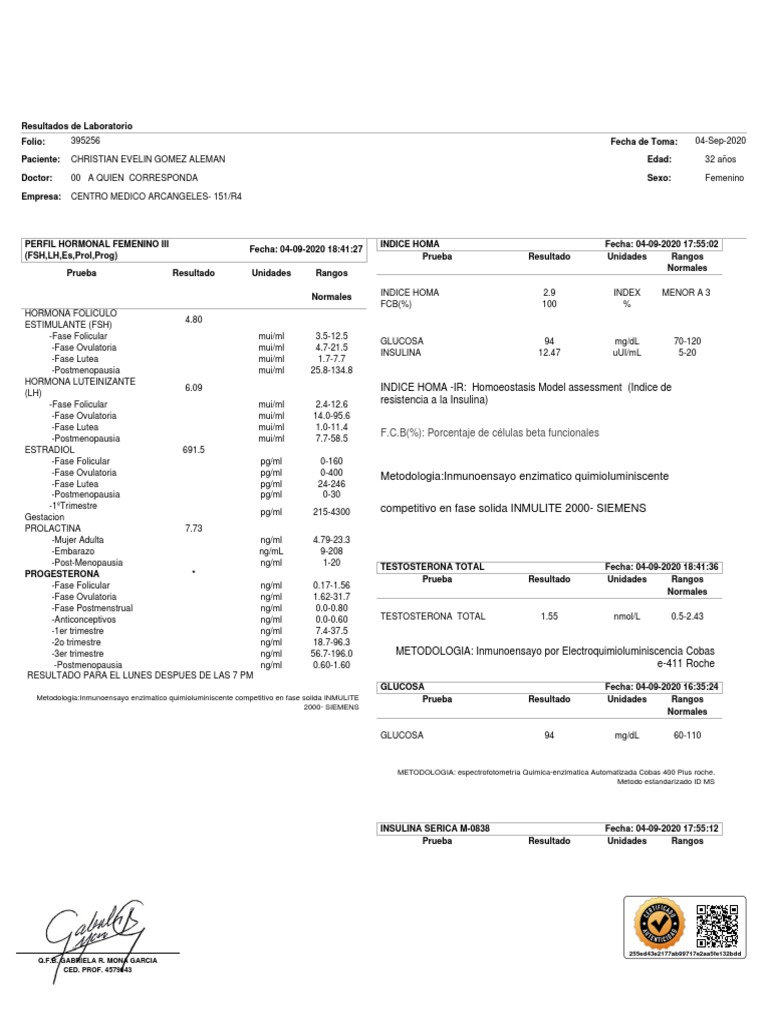 INDICE HOMA - IR: Homoeostasis Model Assessment (Indice de Resistencia ...