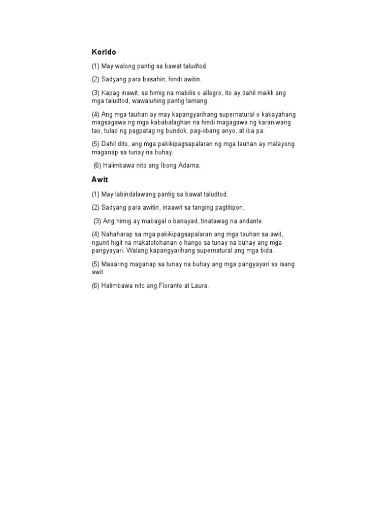 Korido | PDF
