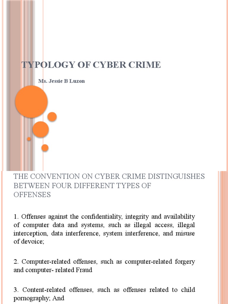 Typology of Cyber Crime | PDF | Stalking | Cybercrime