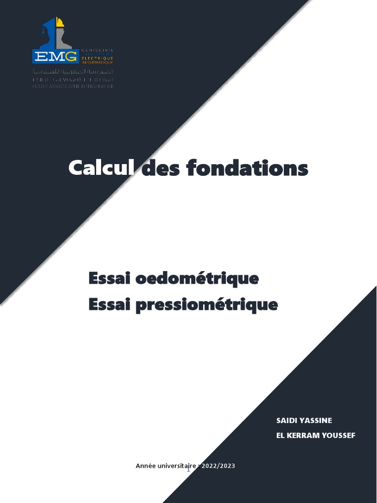 Les Essais | PDF | Élasticité (Physique) | Génie du bâtiment