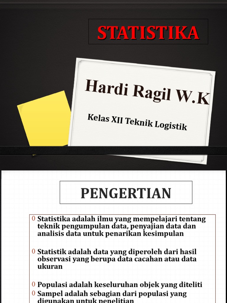 Statistika Hardi Ragil | PDF