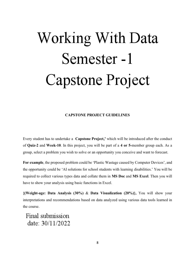 Capstone Project PDF | PDF