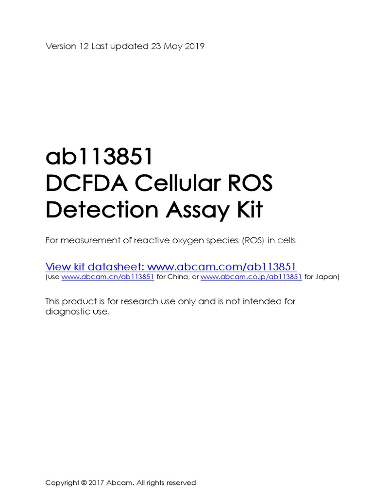 DCFDA-H2DCFDA-Cellular ROS-Assay-Kit-protocol-book-v12-ab113851 ...