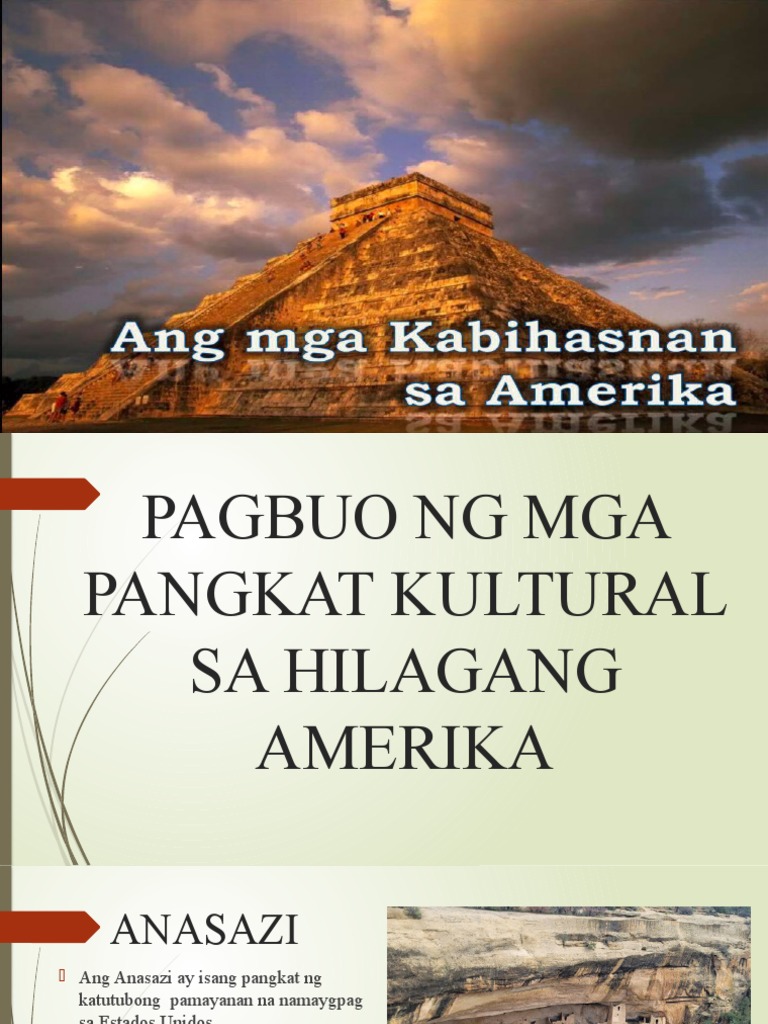 Kabihasnan NG Amerika | PDF