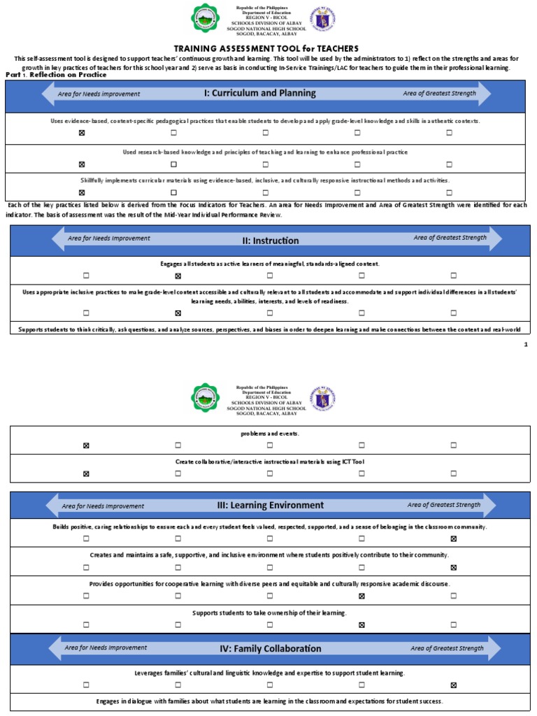 Training Assessment Tool | PDF | Collaboration | Learning