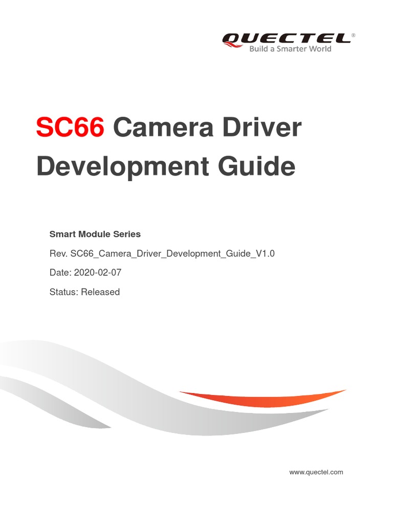 Quectel SC66 Display Driver Development Guide V1.0 | PDF | Device ...