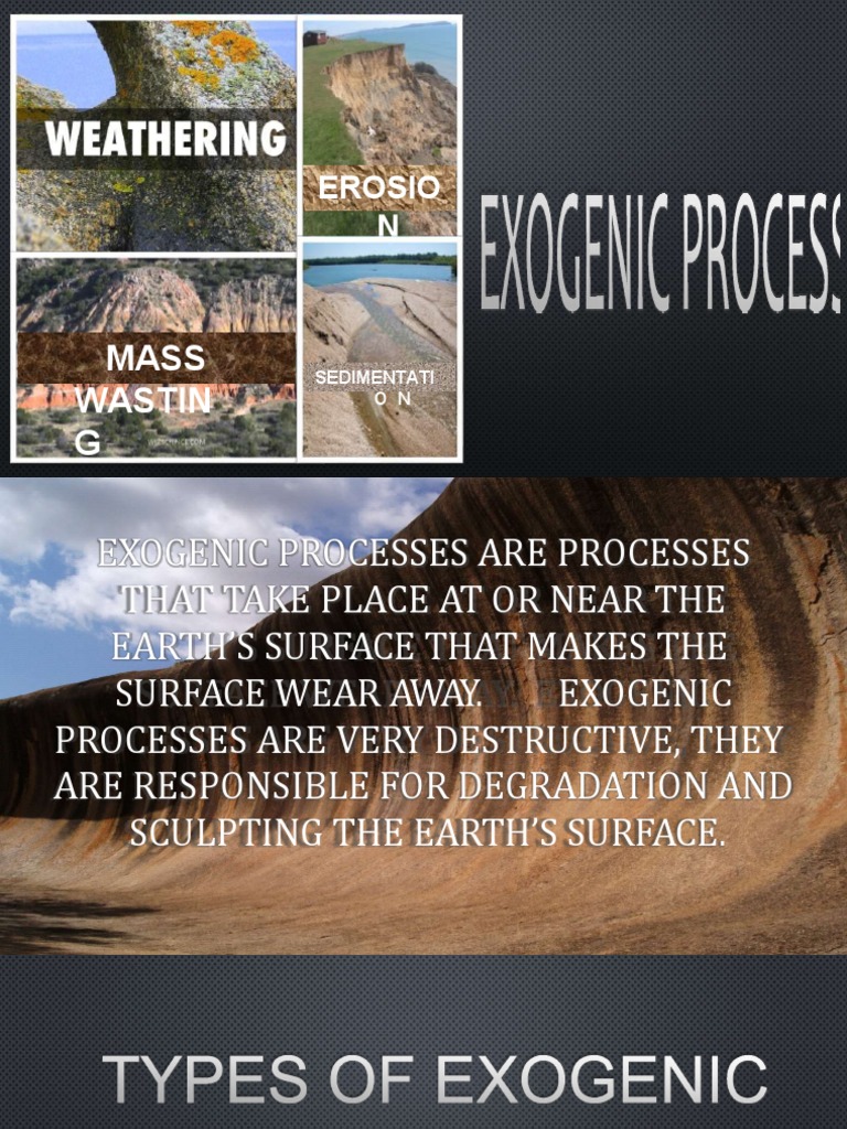 Module 5 Exogenic Processes | Download Free PDF | Erosion | Weathering