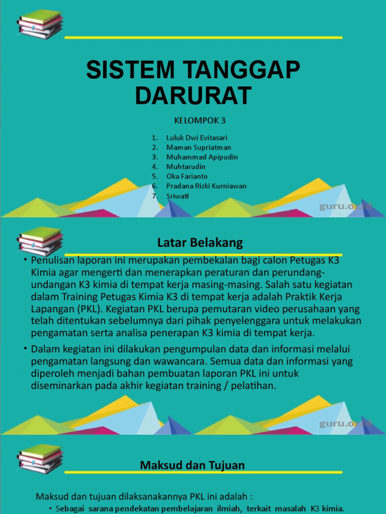 Sistem Tanggap Darurat di PT. Ecolab International Indonesia | PDF