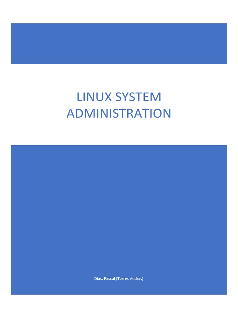 Linux System Admin Essencial | PDF | Computer Network | User (Computing)