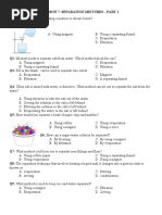 Separating Mixtures Worksheet | PDF