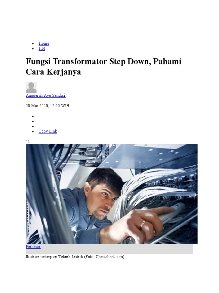 Mengapa transformator menggunakan inti besi | PDF
