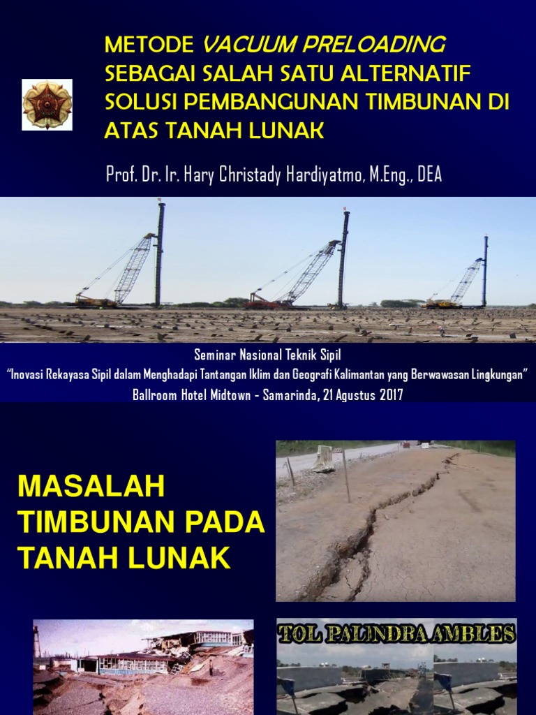 Metode Vacuum Preloading untuk Tanah Lunak | PDF