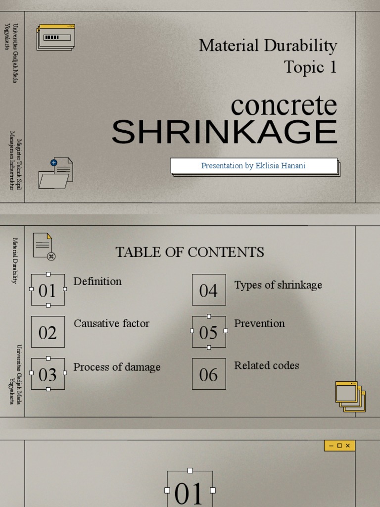 Concrete Shrinkage | PDF | Concrete | Cement