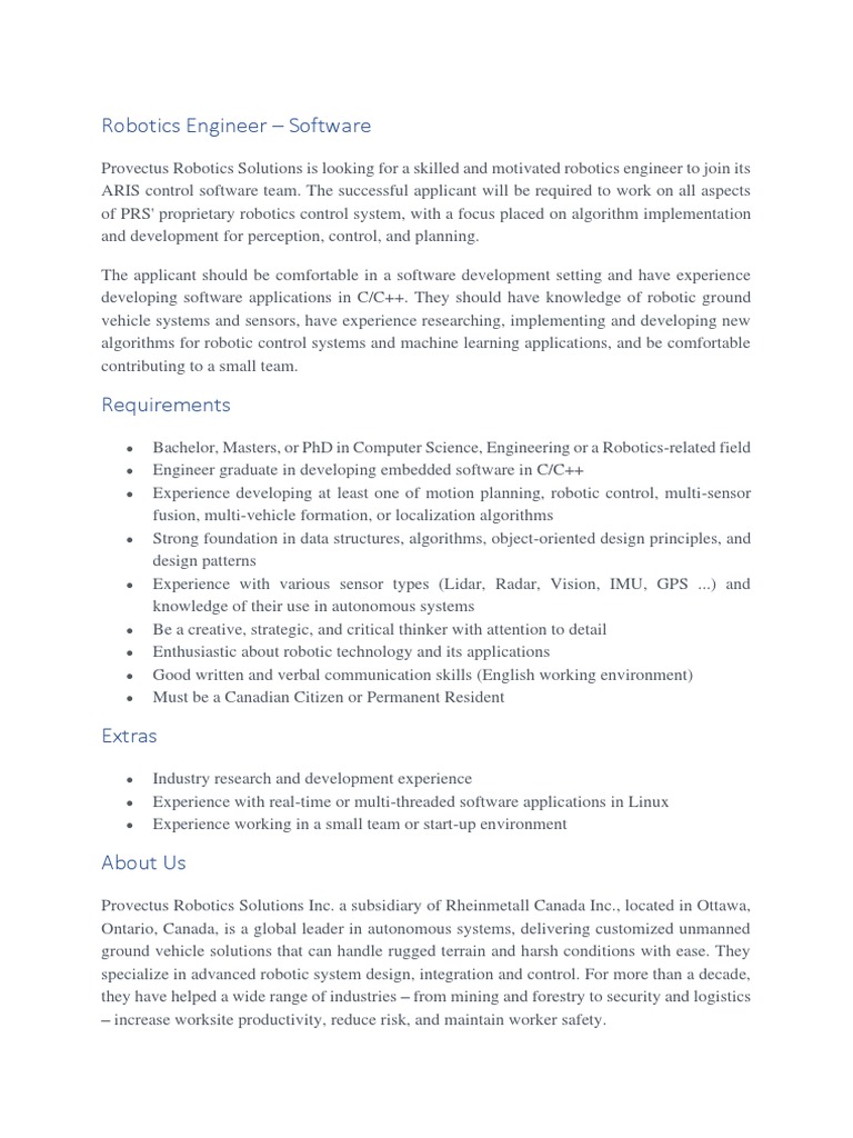 Forsa | PDF | Robotics | Software