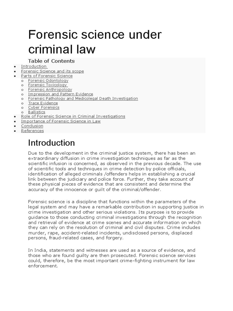 Forensic Science Internal Exam PDF | PDF | Forensic Science | Dna Profiling Forensic Science Internal Exam PDF | PDF | Forensic Science | Dna Profiling